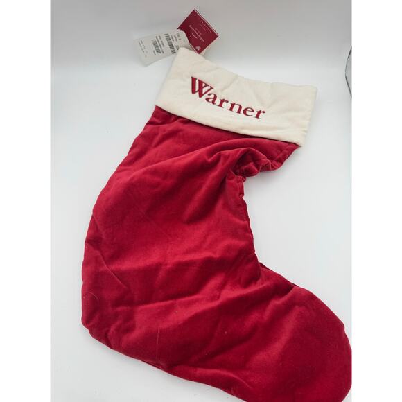 Pottery Barn | Holiday | Pottery Barn Classic Velvet Christmas Stocking ...